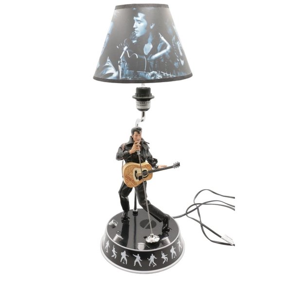 KNG America | Accents | Elvis Presley Lamp Sings To Hound Dog Song ...